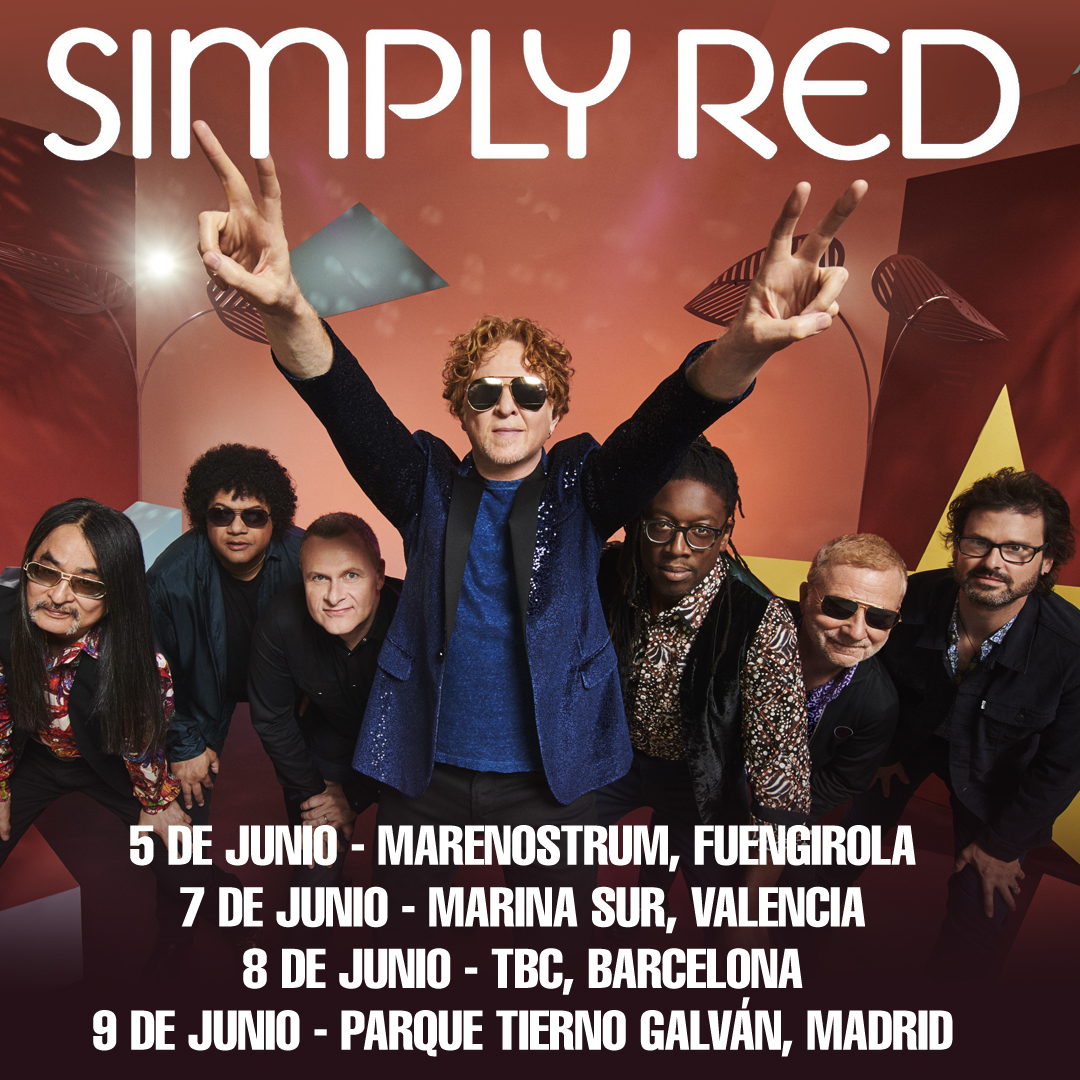 Four new Spanish shows announced – Simply Red