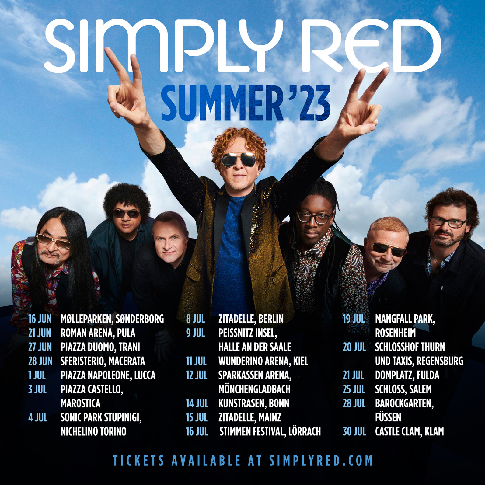 2023 shows announced – Simply Red